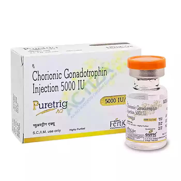 Puretrig 5000 HP Injection | HCG Therapy | Actiza